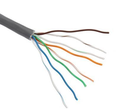 High Flame Retardant Grade Copper Lan Cable Category 6 For CCTV System